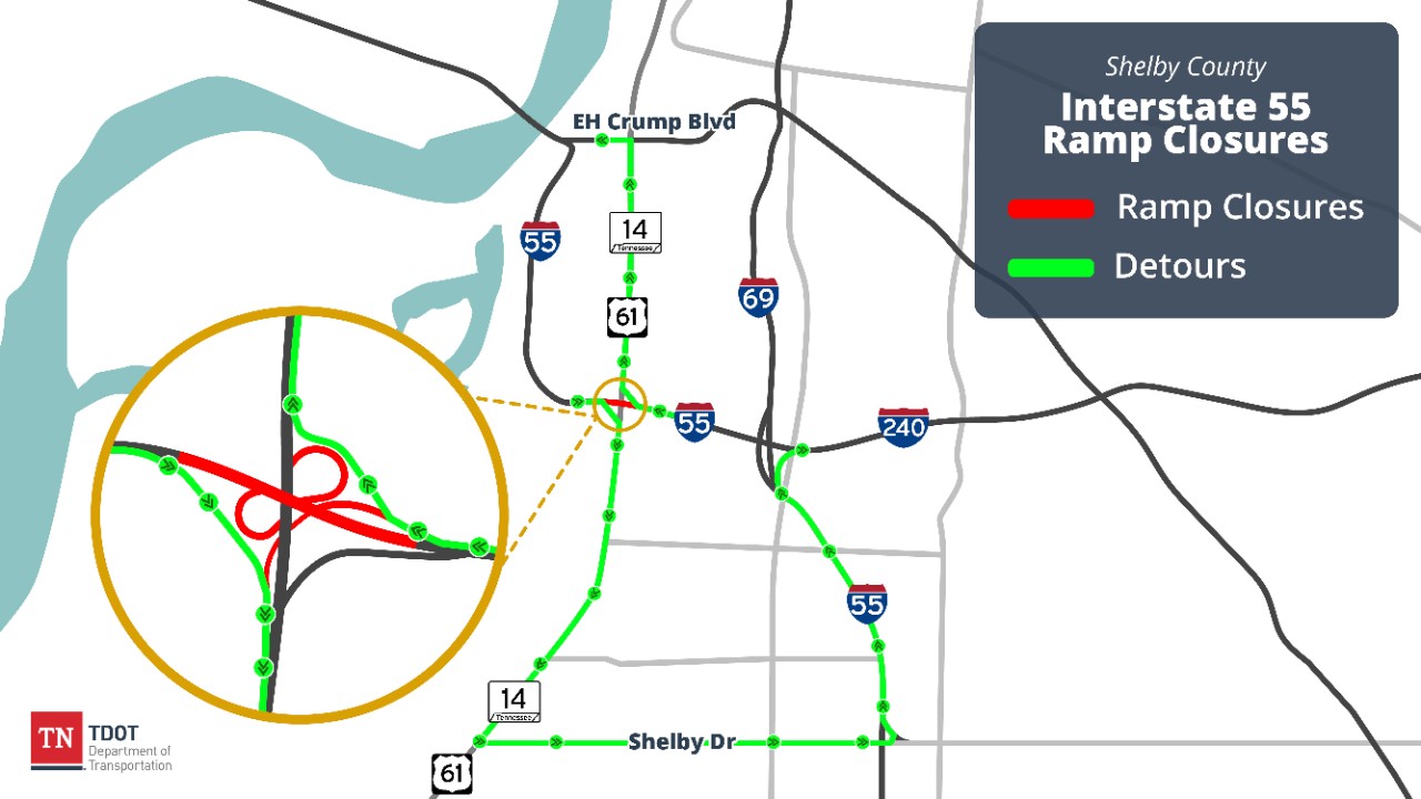 I-55 and SR-14 Weekend and Overnight Closures for Exit Ramp Bridge ...